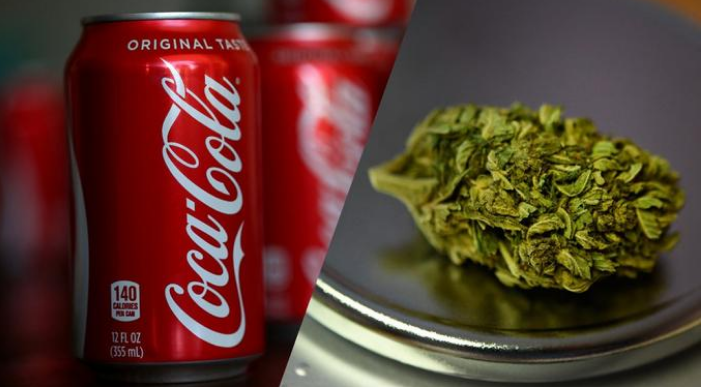 Coca-Cola envisage de lancer des boissons contenant du cannabis , H24info