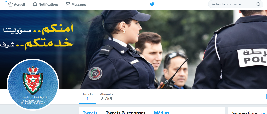 La DGSN envoie son premier tweet , H24info