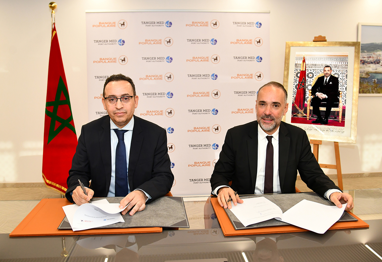 La BCP s'associe avec Tanger Med sur la Blockchain , H24info