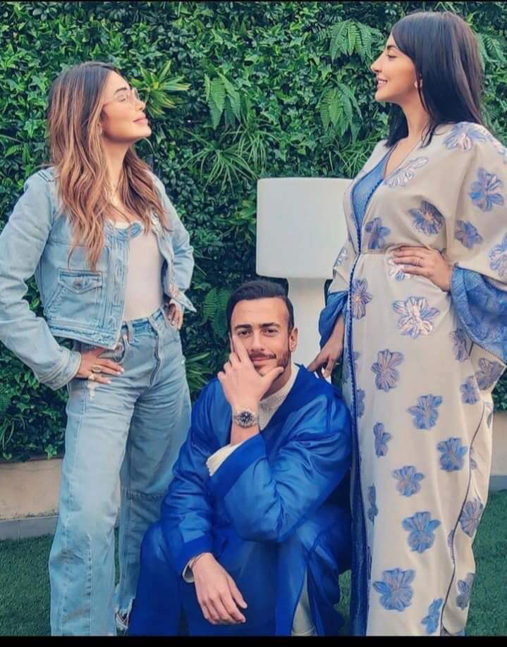 Photos. Saad Lamjarred fête l’Aid avec sa famille , H24info