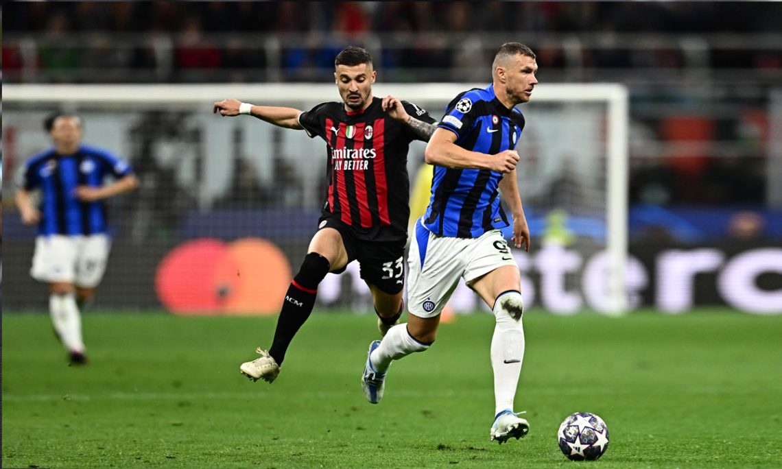 C1: l'Inter Milan domine l'AC Milan (2-0) en demi-finale aller , H24info