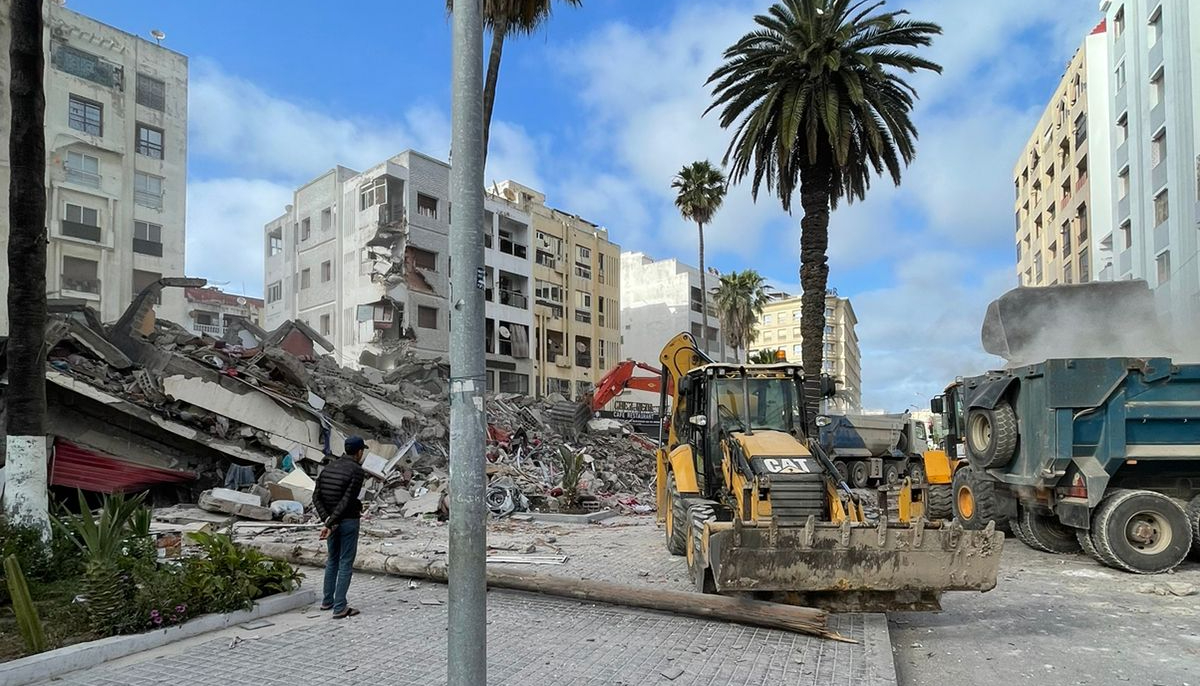 Vidéo. Casablanca: un immeuble s’effondre à Bourgogne , H24info