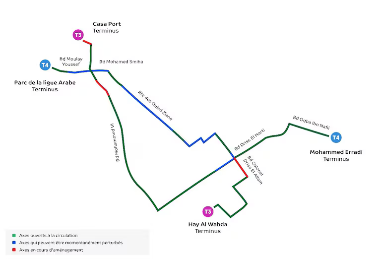 Tramway de Casablanca: en images, l'inauguration des lignes T3 et T4 ...