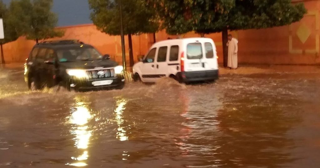 Fortes intempéries à Marrakech: la ville paralysée par les inondations ...